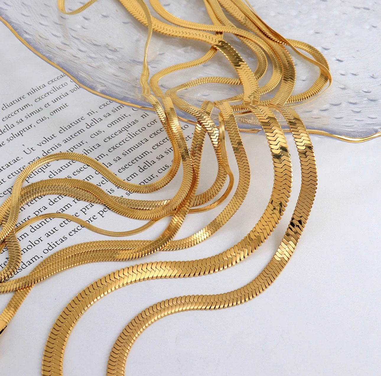 DAILY HERRINBONE CHAIN 6MM – Valyn&Co.